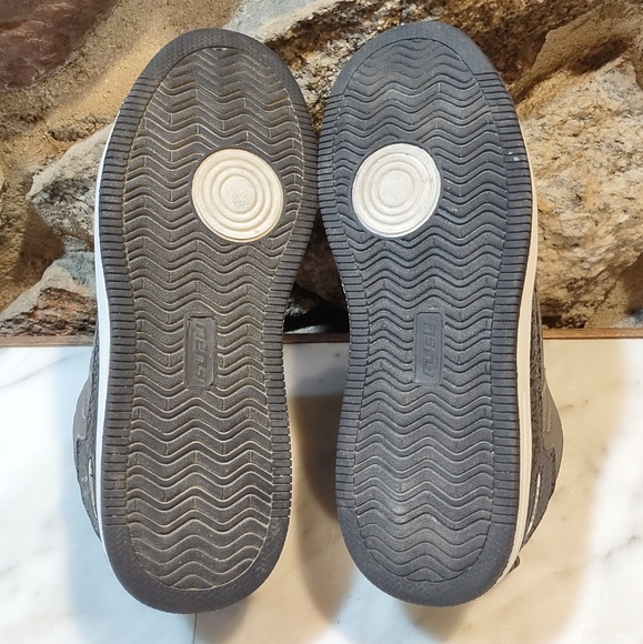 FUBU | Shoes | Fubu Gray Black Basketball Sneakers | Poshmark